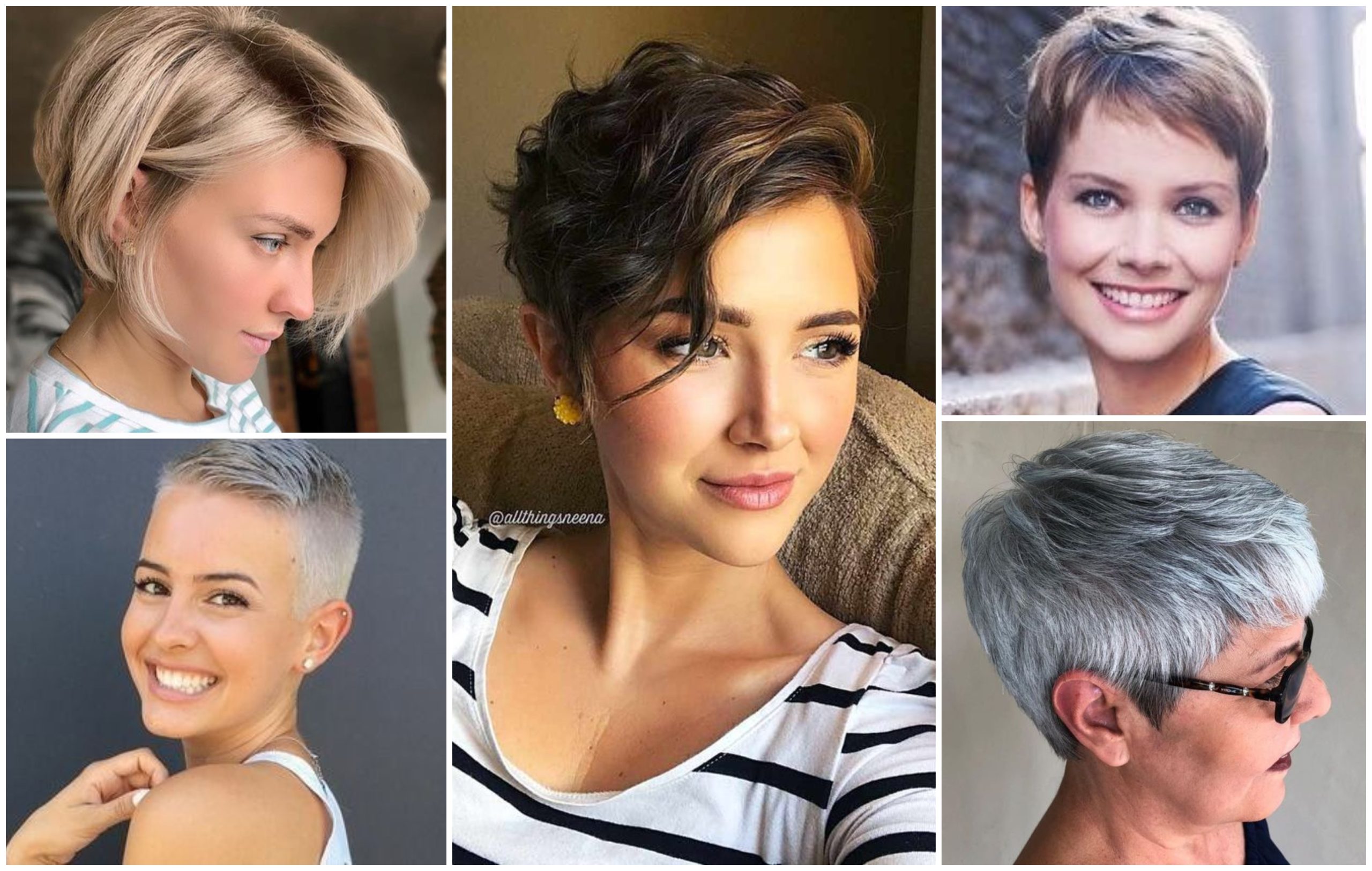 Inspirace na krátké střihy vlasů pro všechny věkové kategorie, které ...