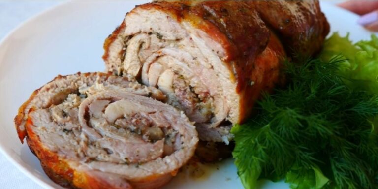 Masová roláda ze dvou druhů masa - na slavnostní stůl jako stvořené ...