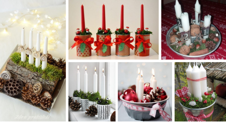 Využijte dlouhé adventní svíčky tímto netradičním způsobem
