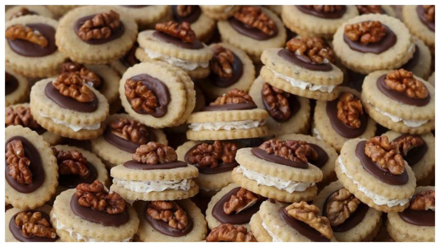 Ořechové oválky s máslovým krémem: Recept na dokonalé vánoční cukroví s ...