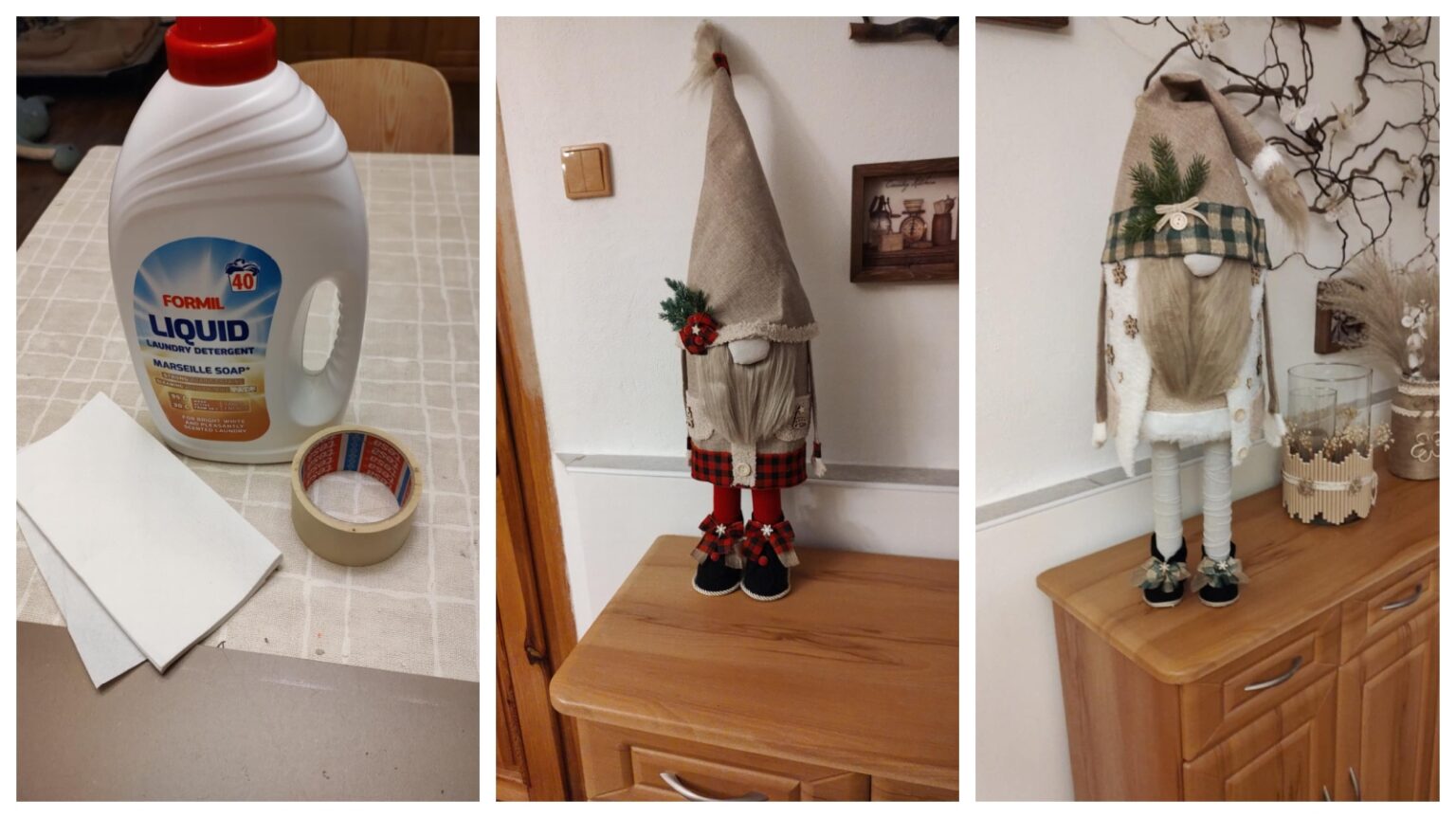 Vyrobte si originálního vánočního skřítka z plastové nádoby: Jednoduchý ...