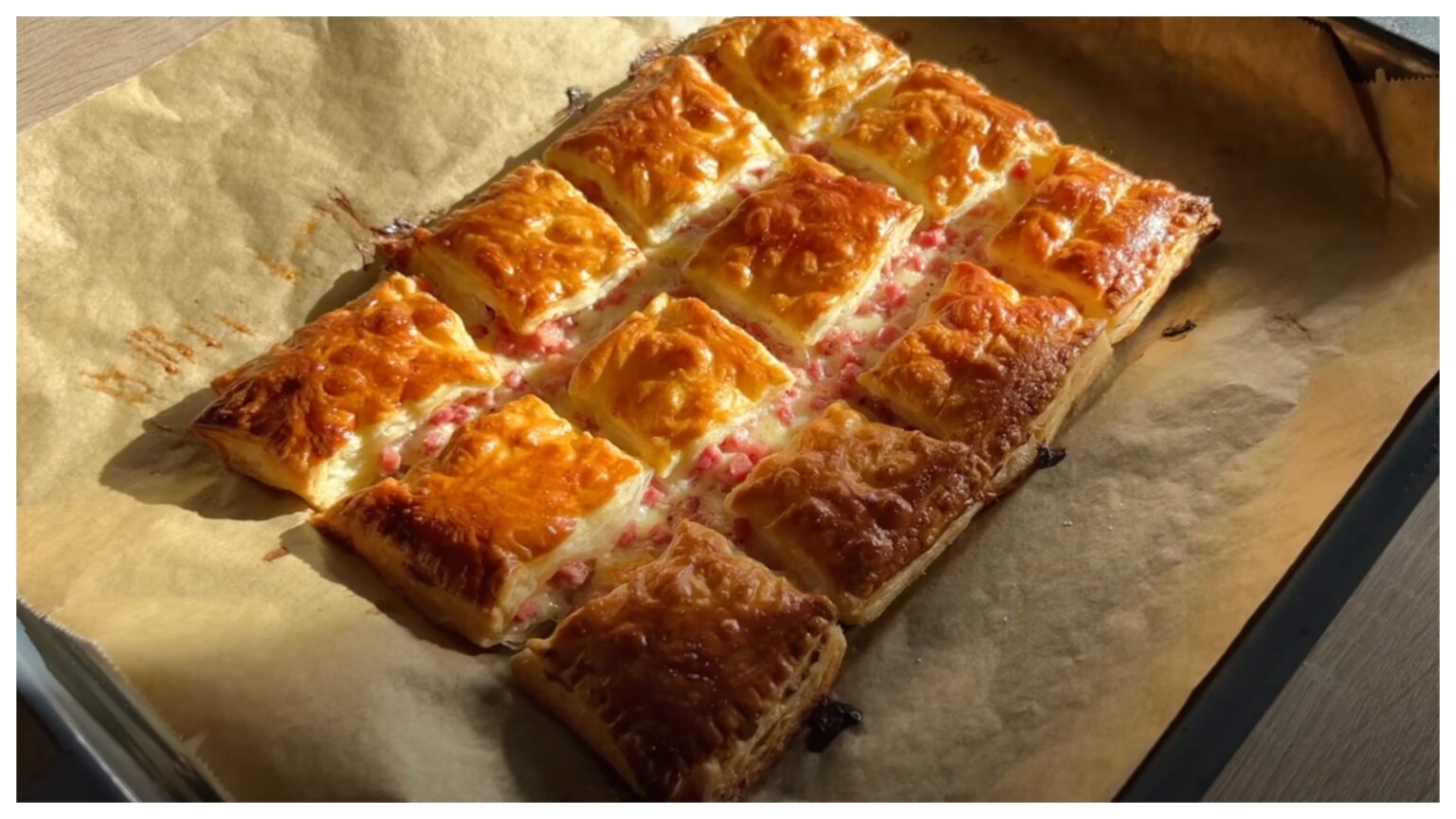 Slaný závin z listového těsta - Křupavé těsto, voňavá slanina a lahodně ...