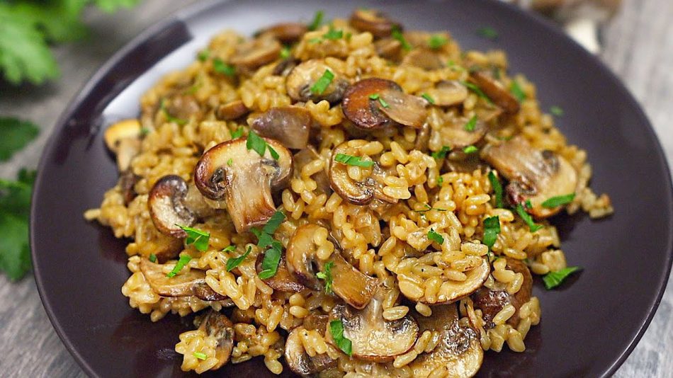 Recept na vynikající houbové rizoto - Chutný a rychlý oběd!